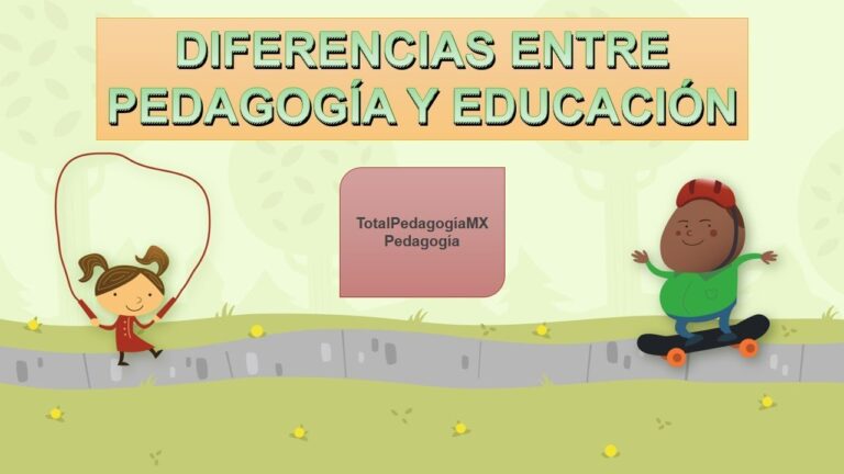 ¿Cuál es la Diferencia entre Pedagogía y Educación? Descubre sus Claves y Conceptos Esenciales ...